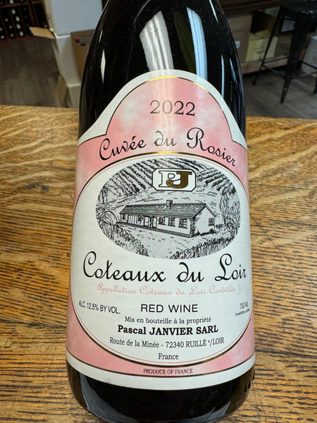 Pascal Janvier Cuvée du Rosier Coteaux du Loir Rouge 2022 – Rain City Wines